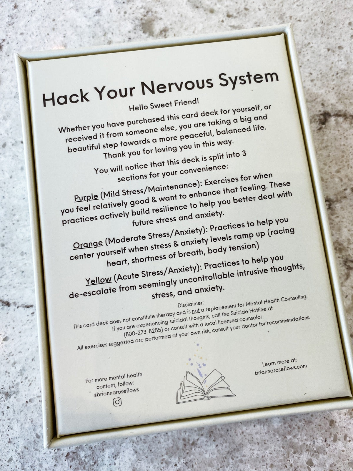 Hack Your Nervous System Card Deck – Root Adorned